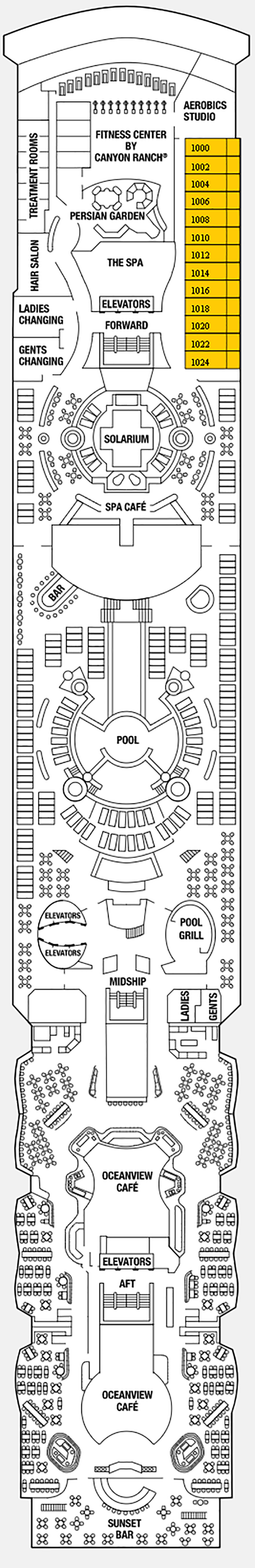 Deck Plans - Celebrity Summit - Planet Cruise
