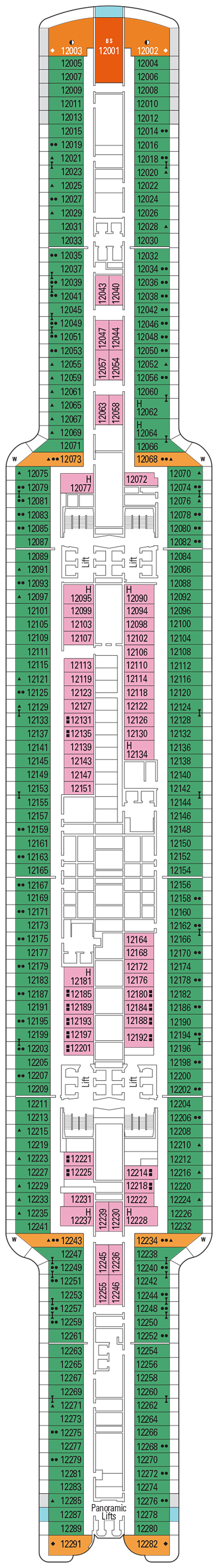 MSC Seascape – Deck Plans - Planet Cruise