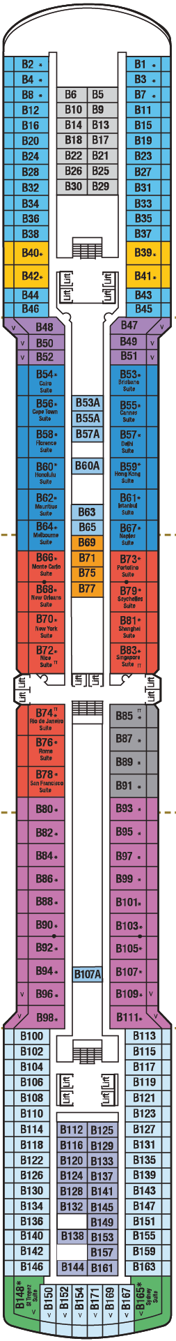 Deck Plans on P&O Arcadia - Planet Cruise
