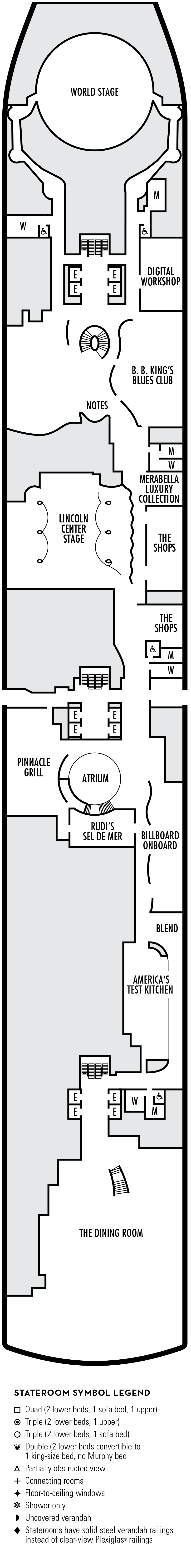 Nieuw Statendam – Deck Plans - Planet Cruise