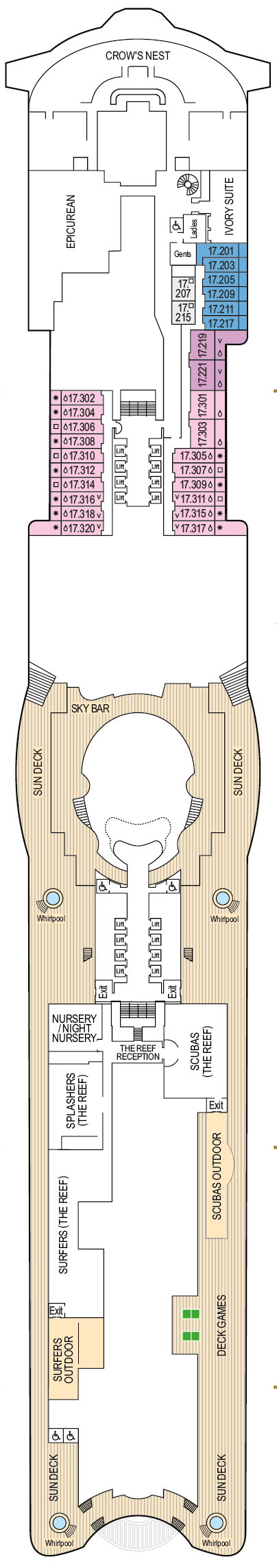 Arvia – Deck Plans - Planet Cruise