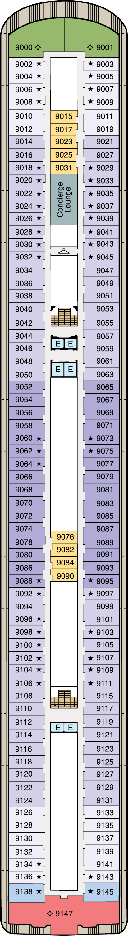 Marina – Deck Plans - Planet Cruise