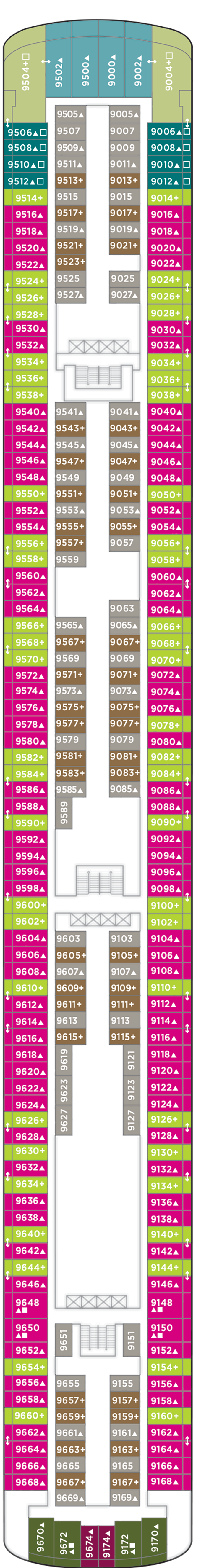 Deck Plans- Norwegian Encore - Planet Cruise