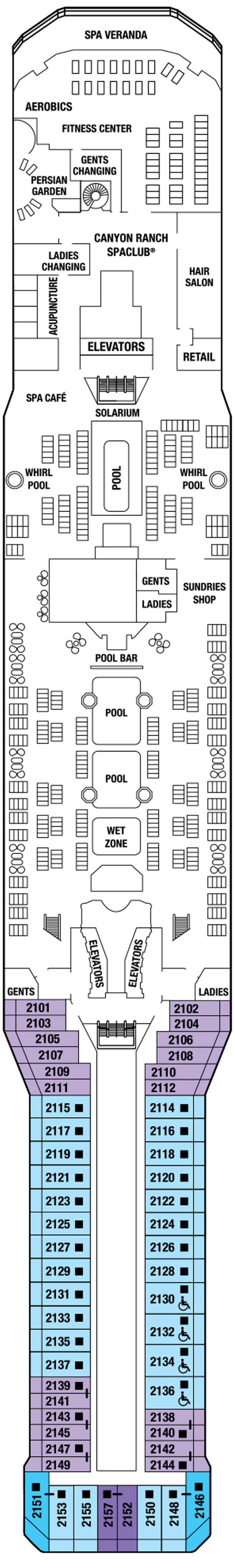 Deck Plans - Celebrity Solstice - Planet Cruise
