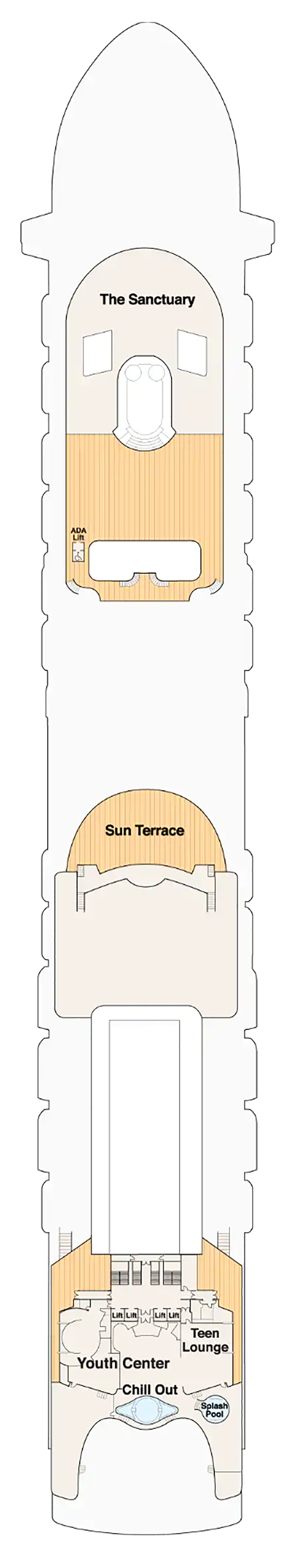 Deck Plans - Crown Princess - Planet Cruise