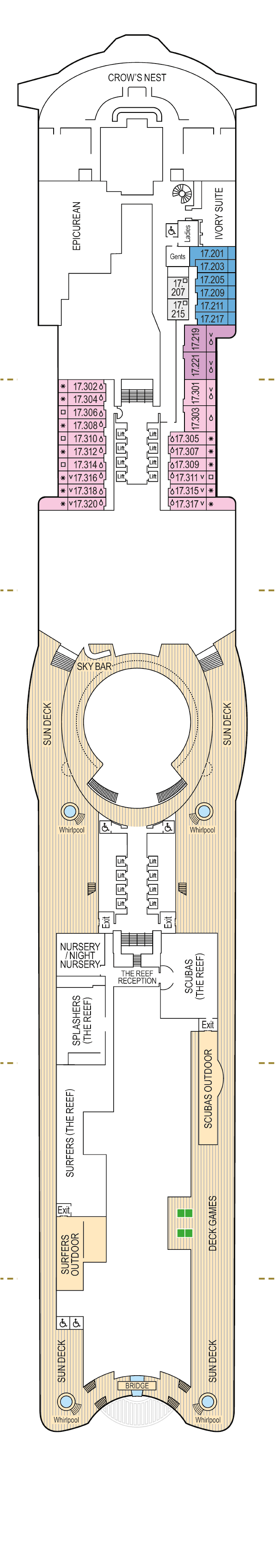 Iona – Deck Plans - Planet Cruise