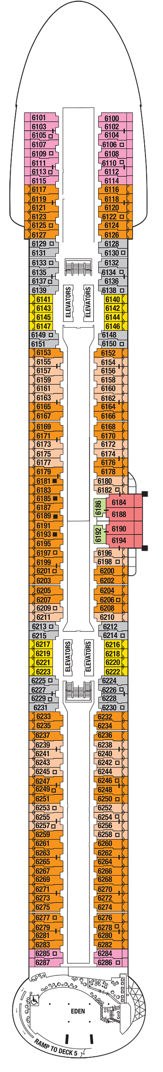 Deck Plans -Celebrity Edge - Planet Cruise