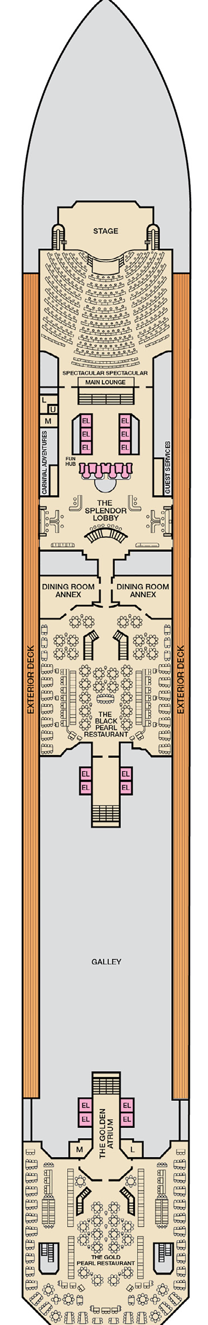Deck Plans - Carnival Splendor - Planet Cruise