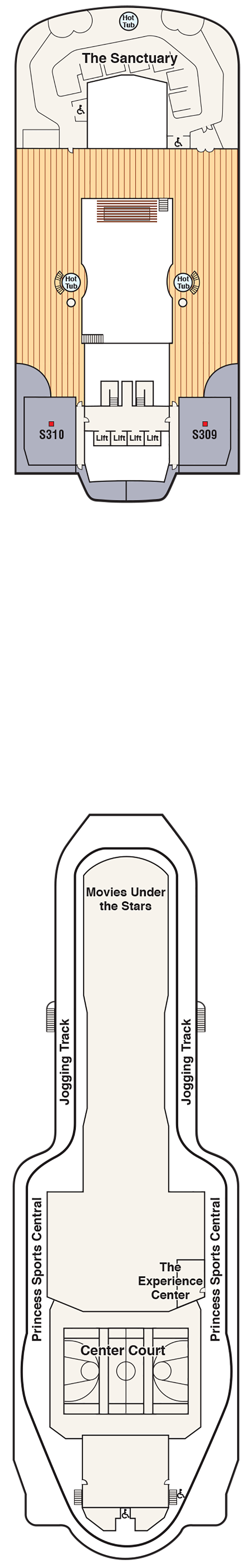 Discovery Princess – Deck Plans - Planet Cruise