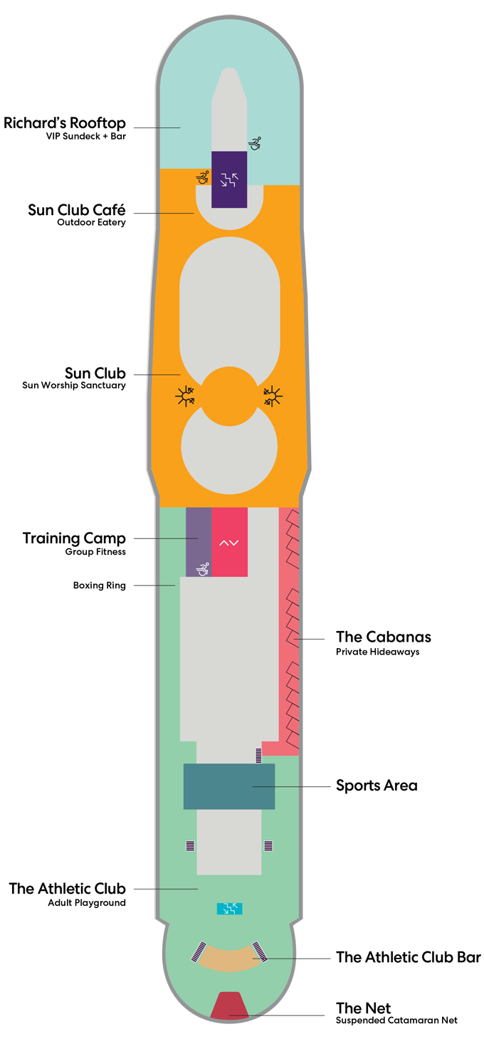 Scarlet Lady – Deck Plans - Planet Cruise