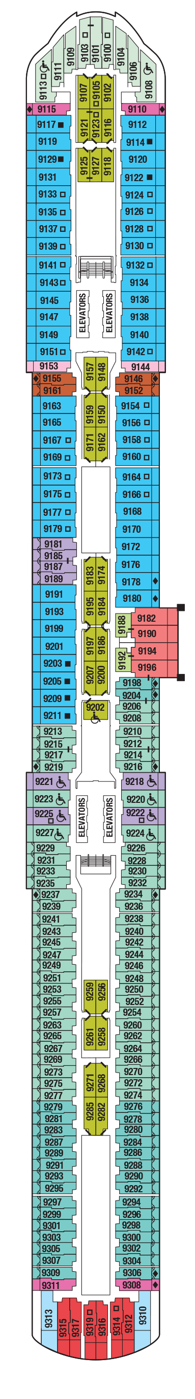 Celebrity Xcel – Deck Plans - Planet Cruise