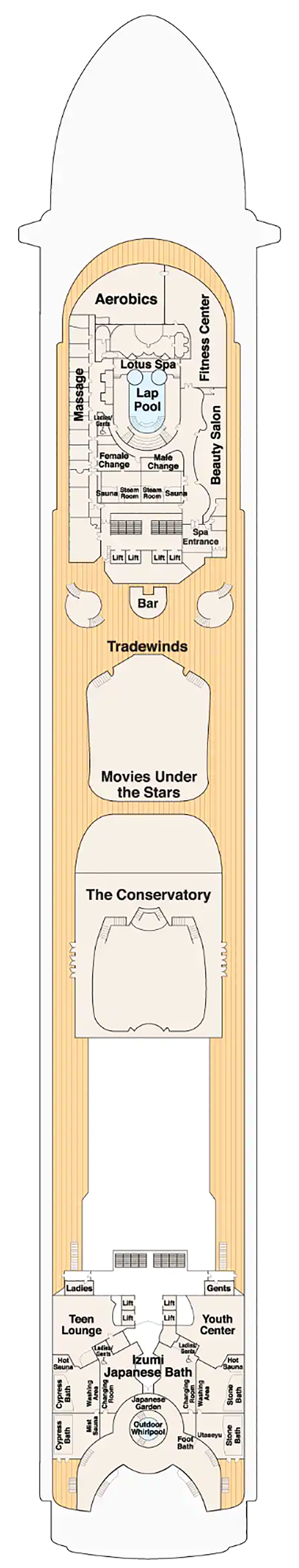 Deck Plans- Diamond Princess - Planet Cruise