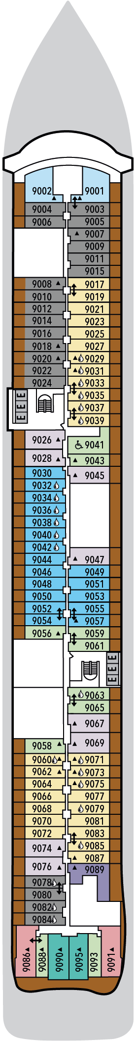 Silver Ray – Deck Plans - Planet Cruise