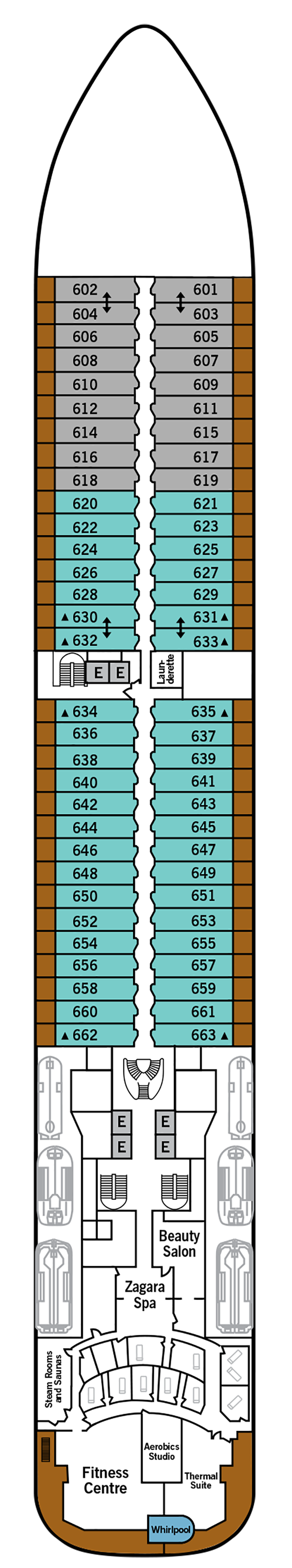 Silver Muse – Deck Plans - Planet Cruise
