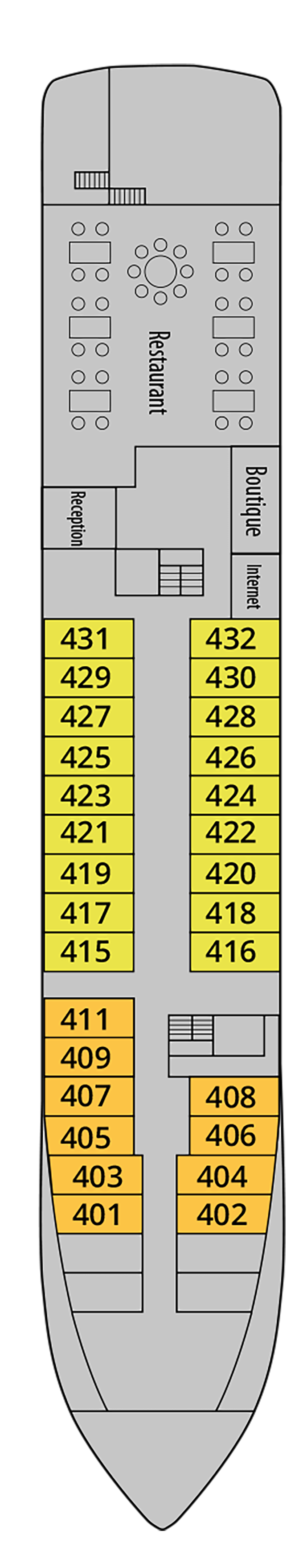 MS Seaventure – Deck Plans - Planet Cruise