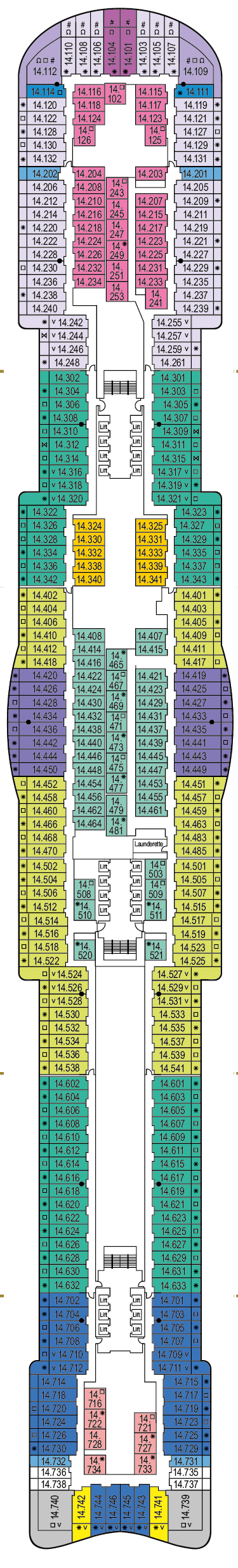 Arvia – Deck Plans - Planet Cruise