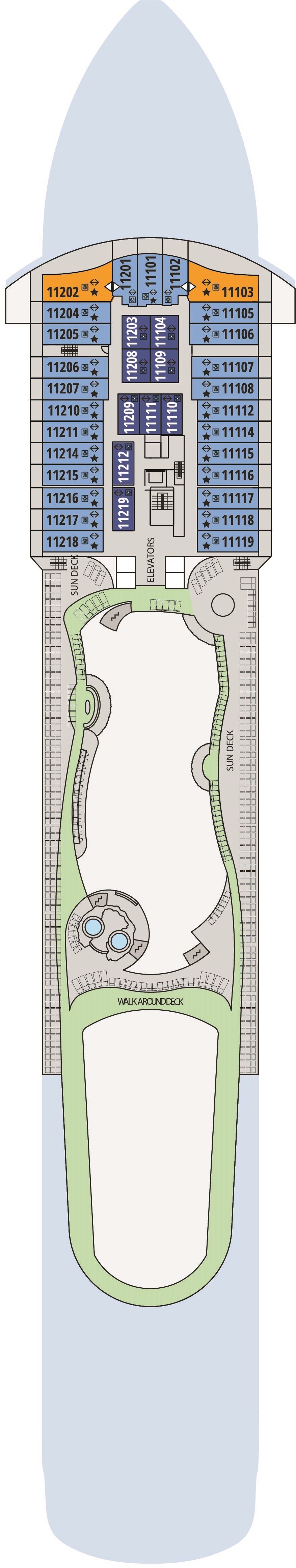 Celestyal Discovery – Deck Plans - Planet Cruise