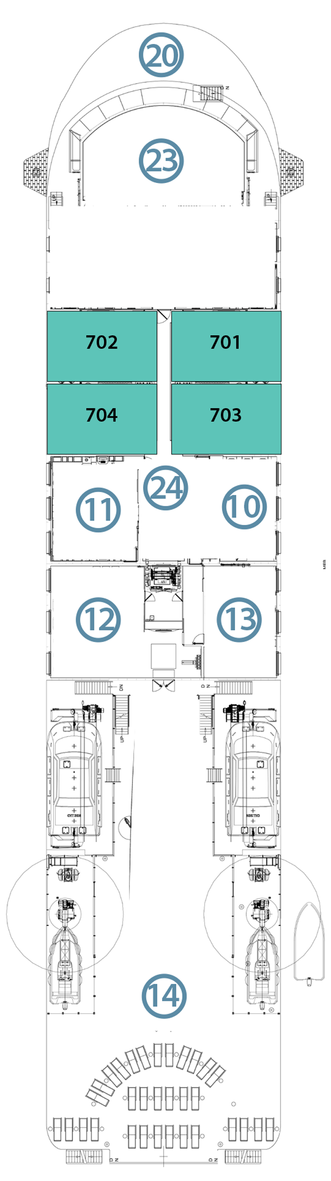 Greg Mortimer – Deck Plans - Planet Cruise