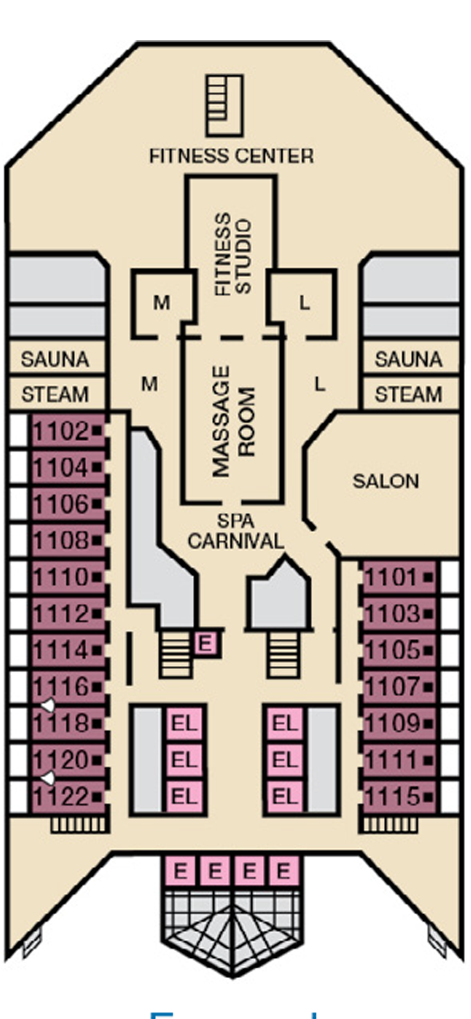 Carnival Conquest – Deck Plans - Planet Cruise