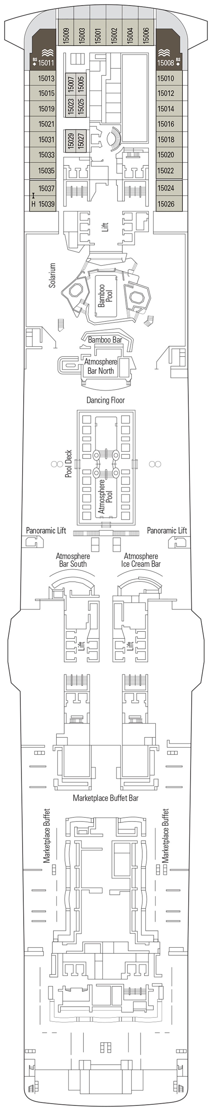 Deck Plans - MSC Meraviglia - Planet Cruise