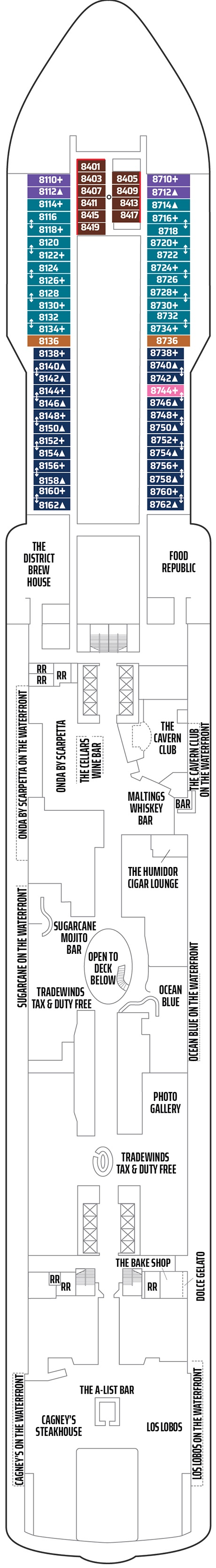 Deck Plans- Norwegian Encore - Planet Cruise