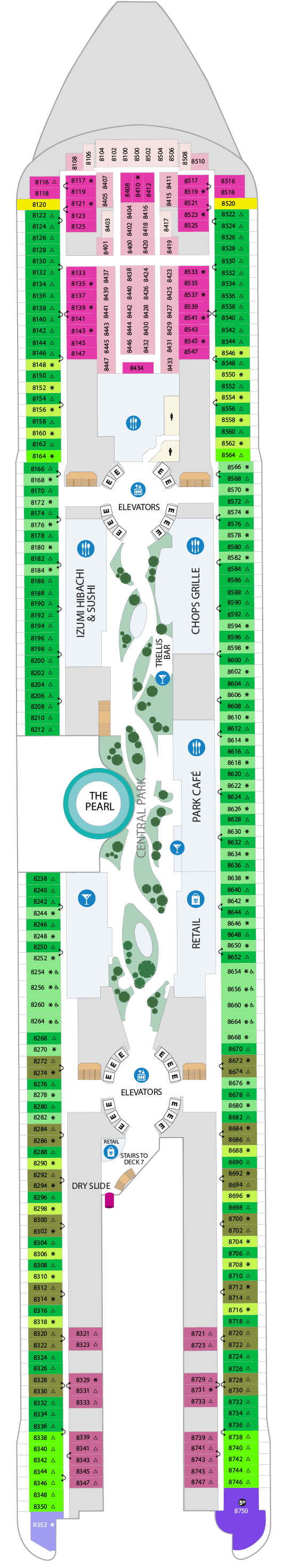 Star of the Seas – Deck Plans - Planet Cruise