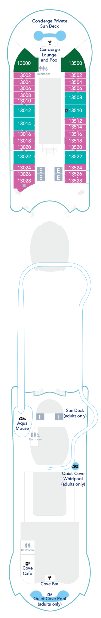 Disney Treasure – Deck Plans - Planet Cruise