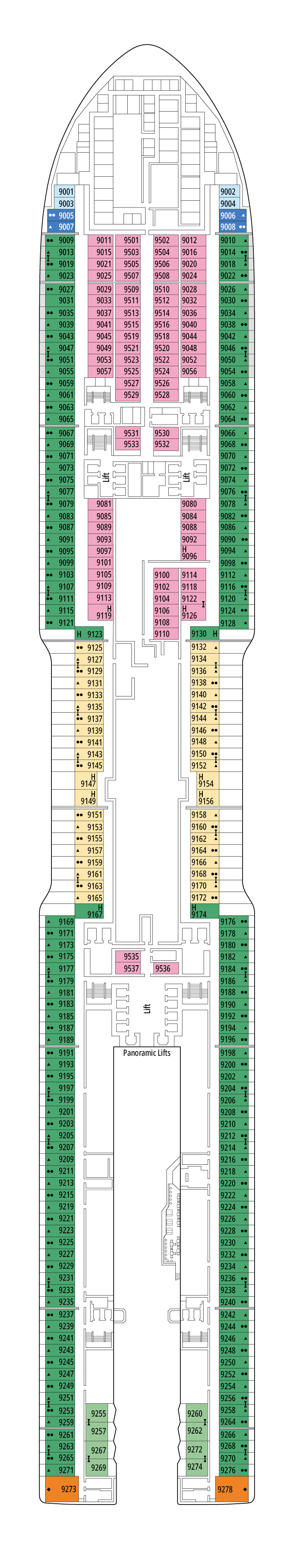 MSC World America – Deck Plans - Planet Cruise