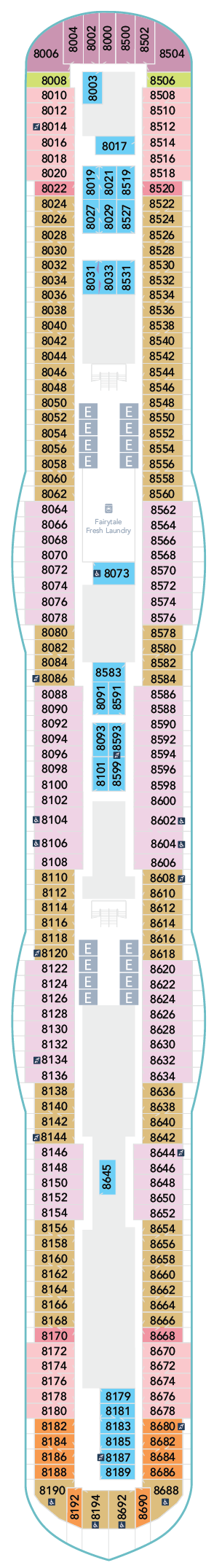 Disney Destiny – Deck Plans - Planet Cruise