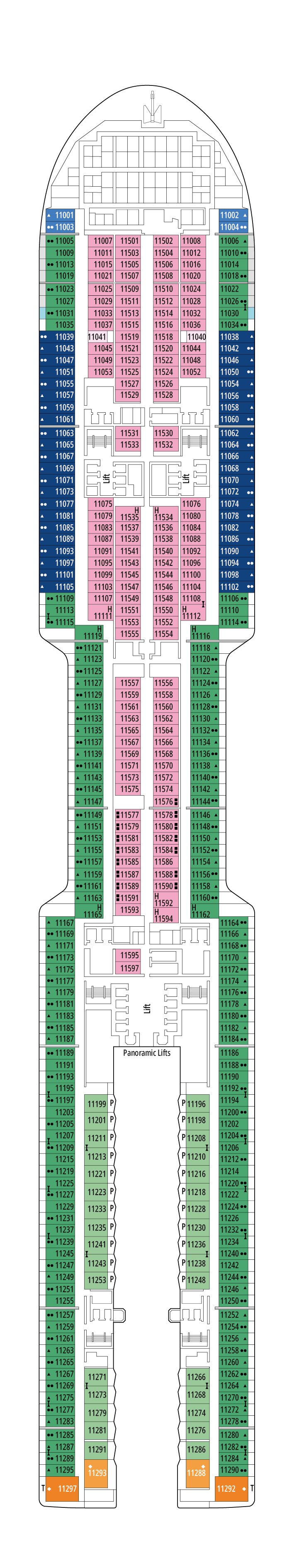 MSC World America – Piano nave - Planet Cruise IT