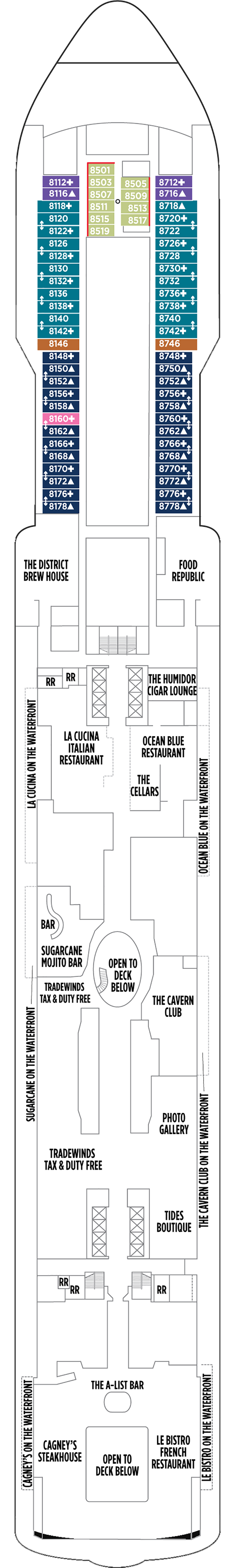 Norwegian Joy – Deck Plans - Planet Cruise