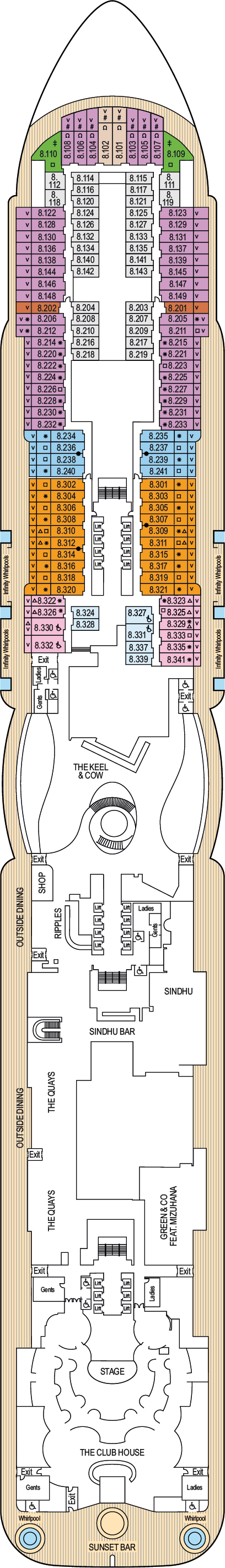 Arvia – Deck Plans - Planet Cruise