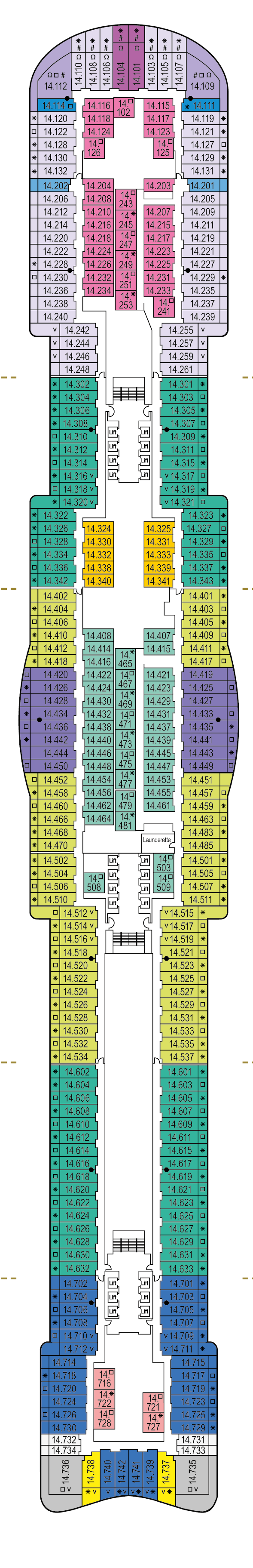 Iona – Deck Plans - Planet Cruise