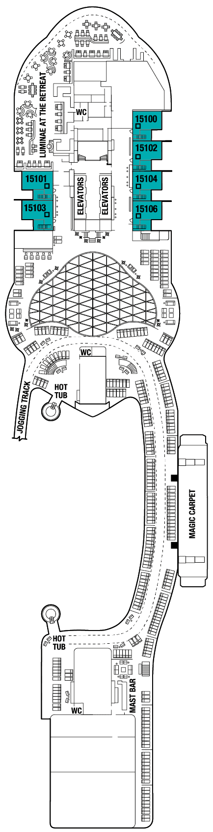Celebrity Ascent – Deck Plans - Planet Cruise IE