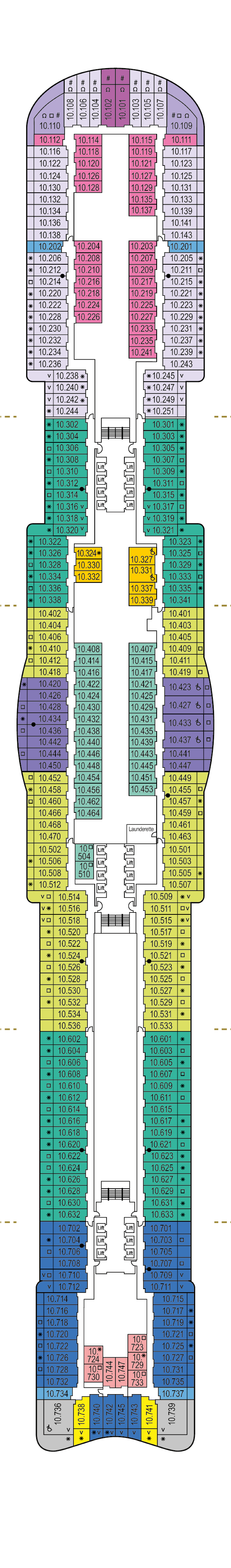Iona – Deck Plans - Planet Cruise
