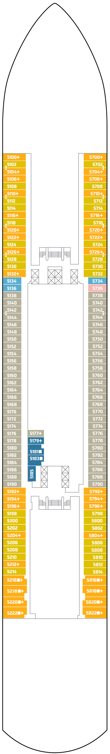 Norwegian Prima – Deck Plans - Planet Cruise