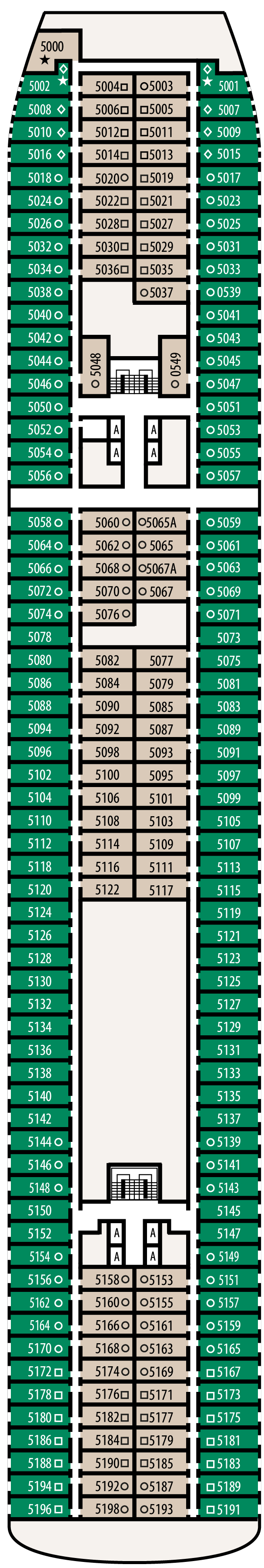 Renaissance – Deck Plans - Planet Cruise