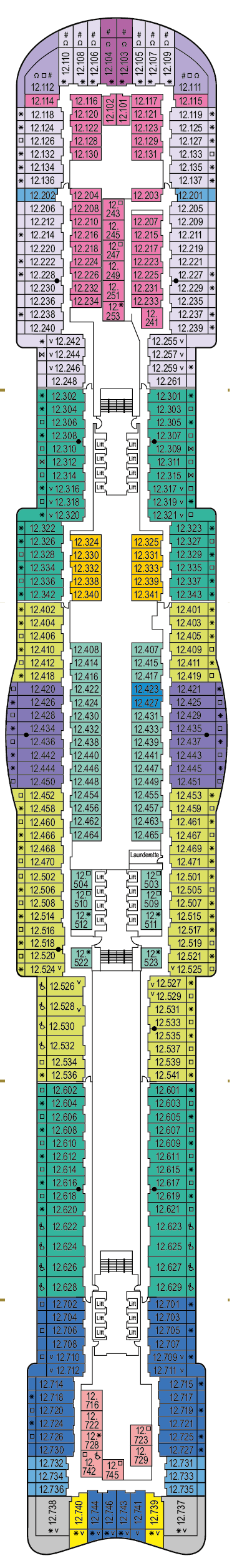 Arvia – Deck Plans - Planet Cruise