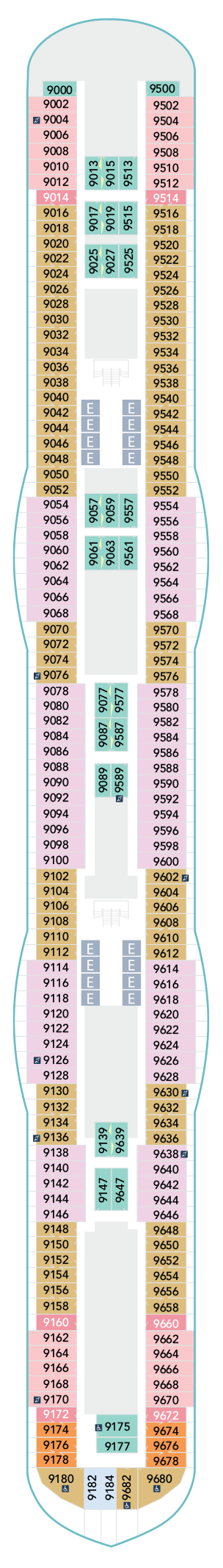 Disney Treasure – Deck Plans - Planet Cruise
