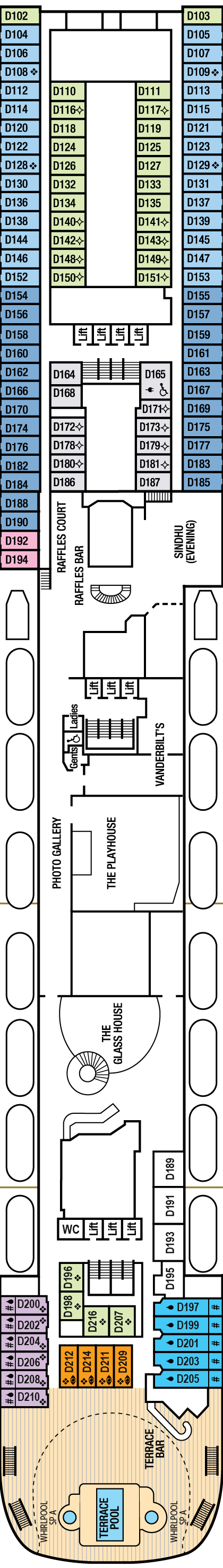Deck plans on P&O Aurora - Planet Cruise