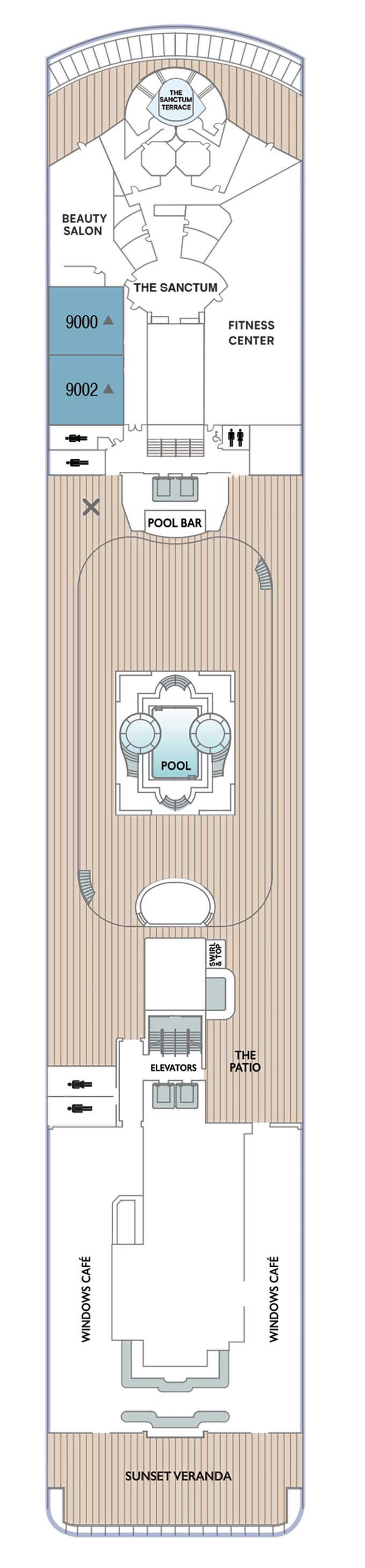 Azamara Onward – Deck Plans - Planet Cruise