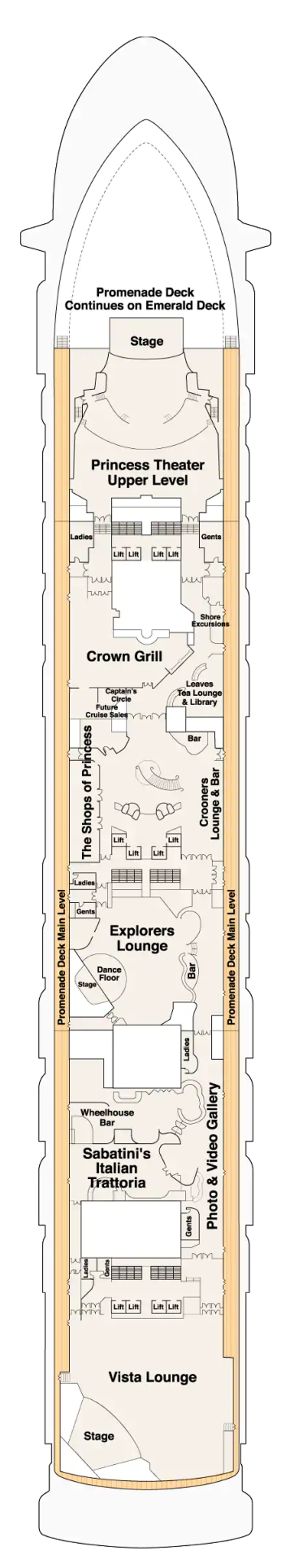 Deck Plans- Grand Princess - Planet Cruise