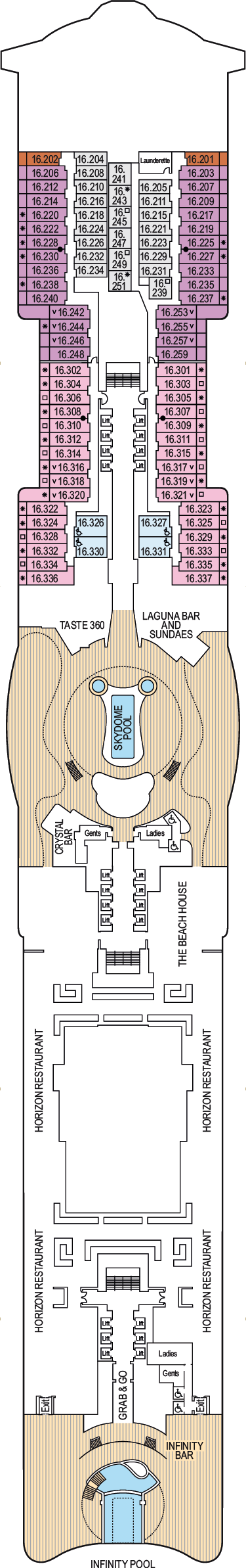 Arvia – Deck Plans - Planet Cruise