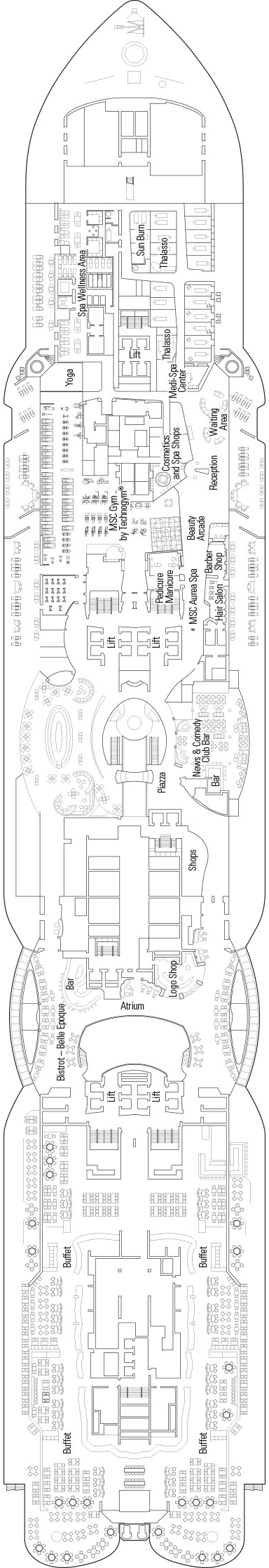 Deck Plans- MSC Seaview - Planet Cruise