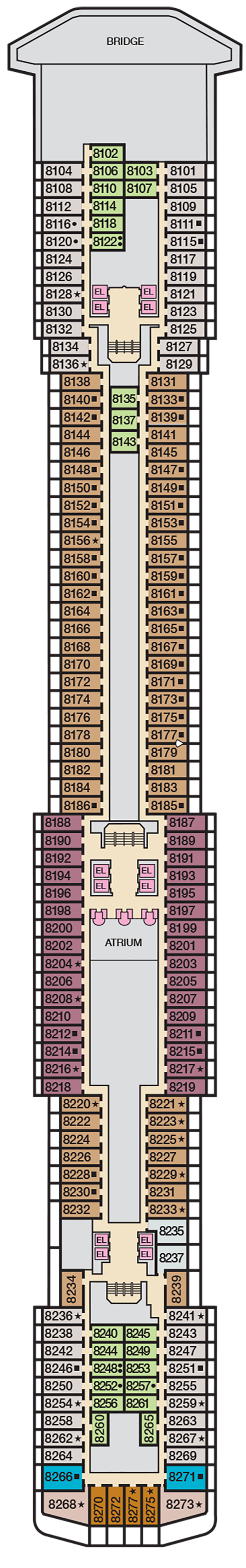 Carnival Spirit – Deck Plans - Planet Cruise