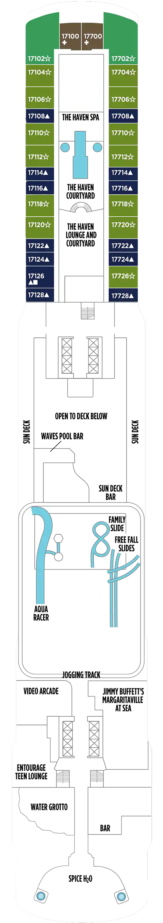 Deck Plans - Norwegian Escape - Planet Cruise
