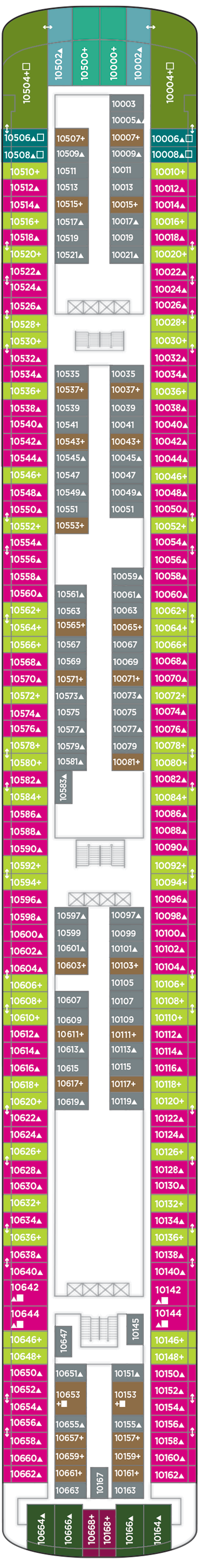 Deck Plans - Norwegian Gem - Planet Cruise