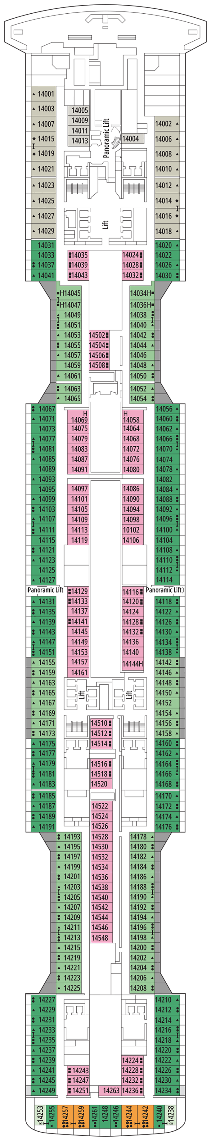 MSC Euribia – Piano nave - Planet Cruise IT