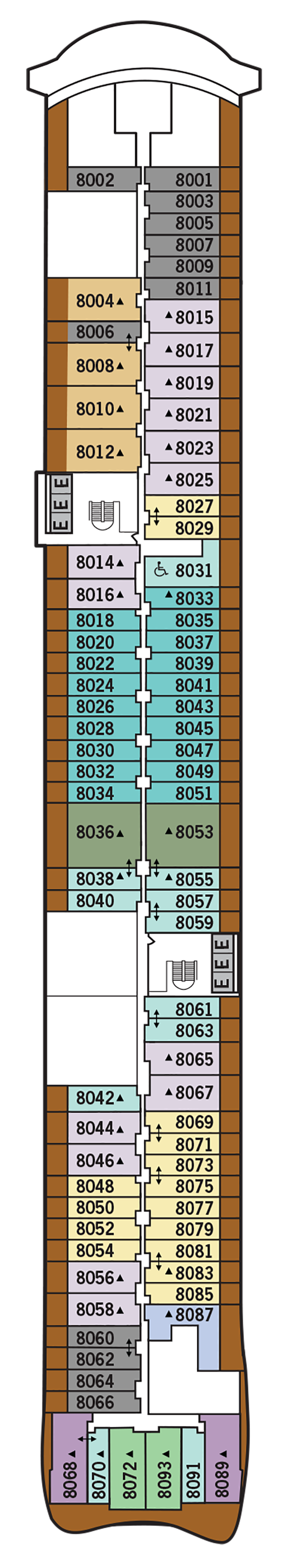 Silver Nova – Deck Plans - Planet Cruise