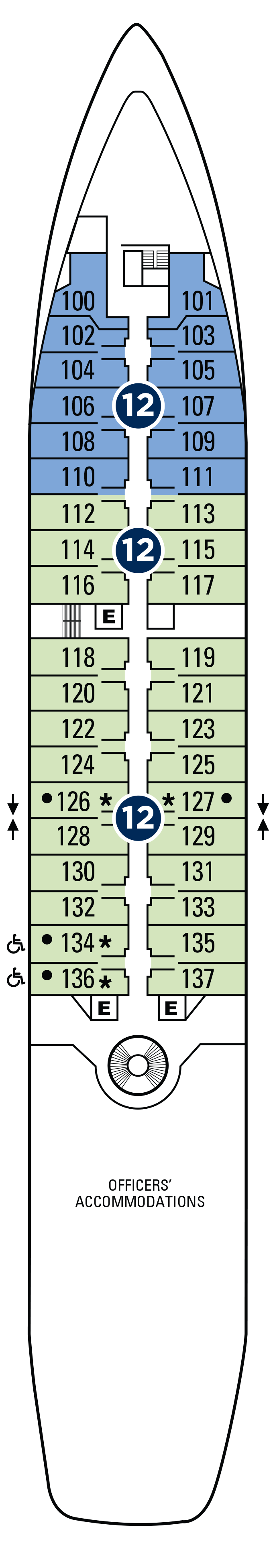 Deck Plan for Star Legend | Iglu Cruise